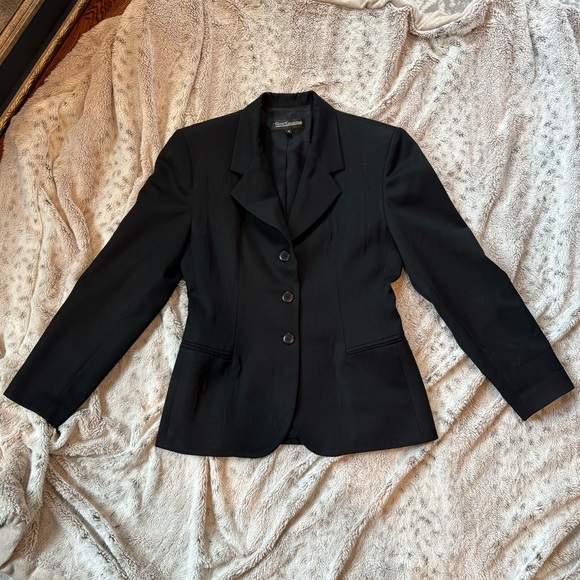 Guess | Jackets & Coats | Vintage Guess Collection Black Womens Blazer ...